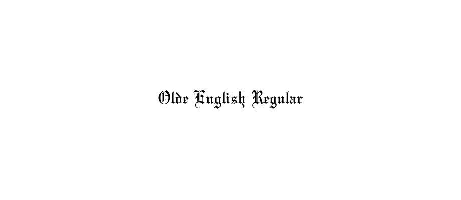 Old English Font Free