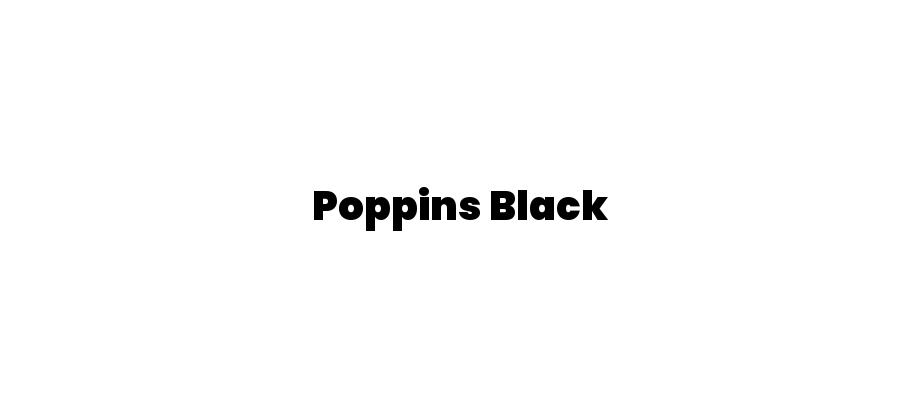 Free font Poppins — FontsArena